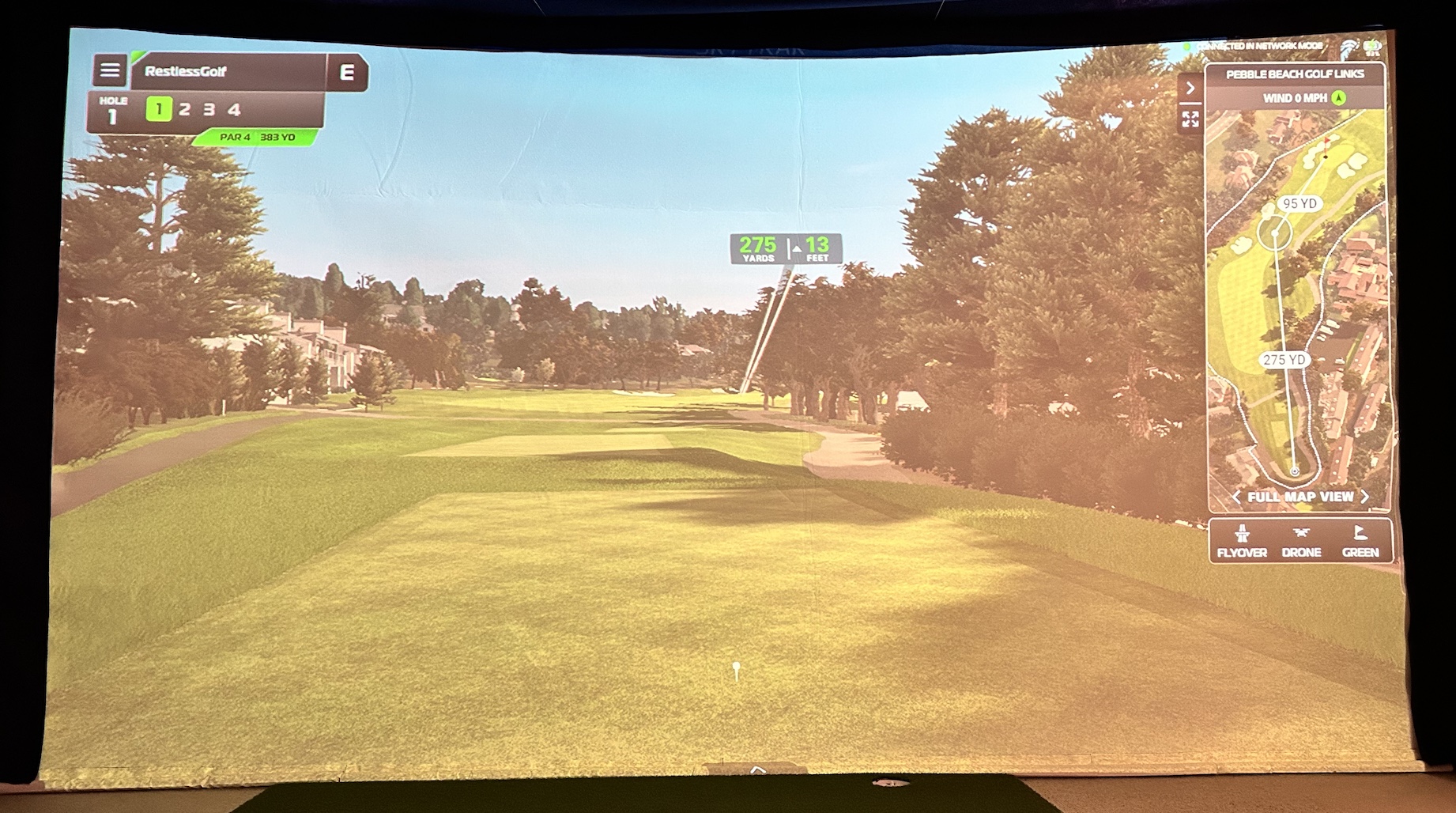 Heavy Duty Golf Simulator Impact Screen | RestlessGolf.com
